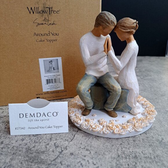 Willow Tree | Accents | Willow Tree Wedding Cake Topper Around You ...